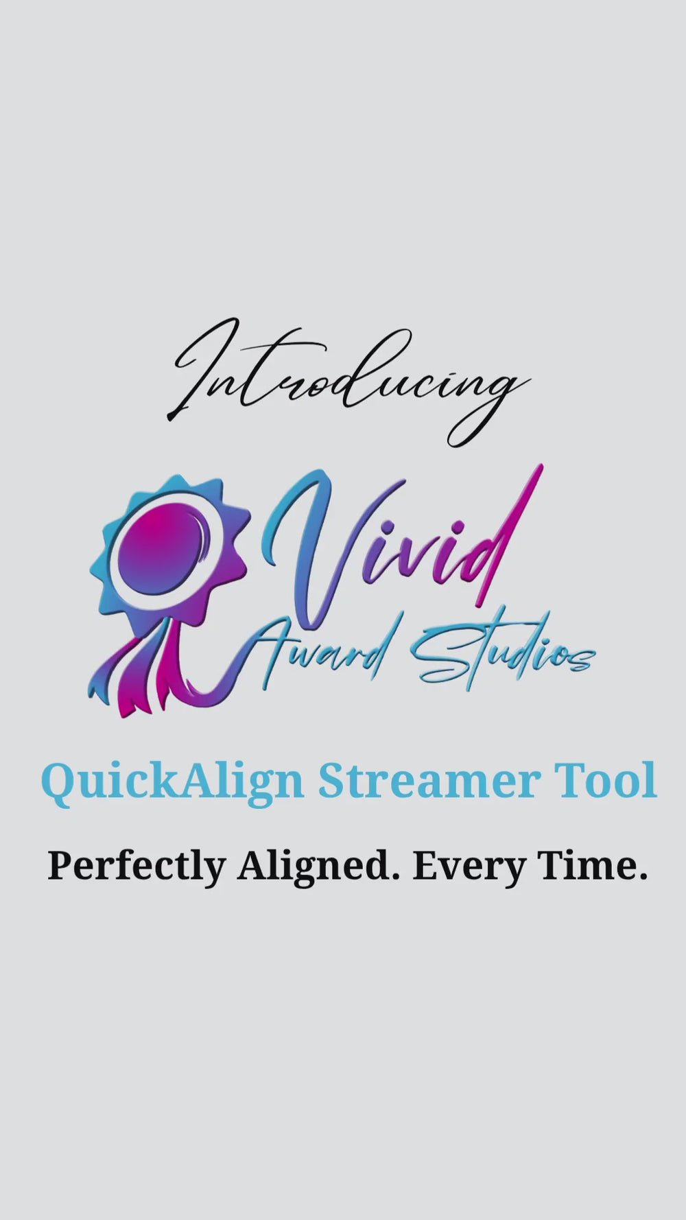 TOOLS - QuickAlign Streamer Alignment Guide Tool for Rosette Makers